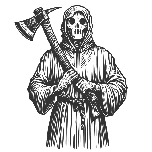 Medieval Executioner Drawing 1,200+ Executioner Axe Stock
