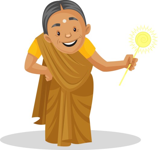 Manthra cartoon character Royalty Free Vector Image