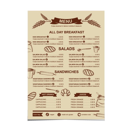 Rome cafe Royalty Free Vector Image - VectorStock