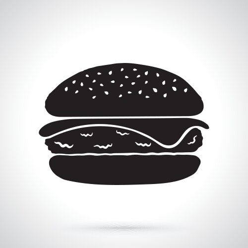 Cheeseburger Silhouette Vector Images (over 2,100)