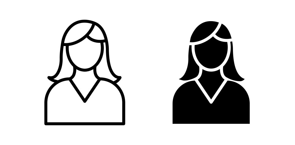 Blank profile female Vector Images & Graphics for Commercial Use ...