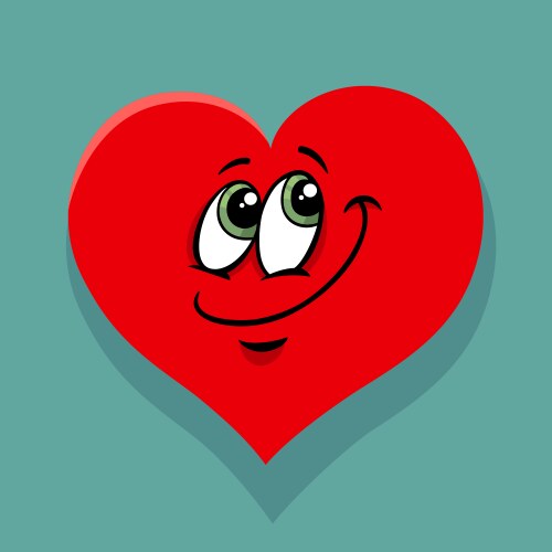 Comic bubble heart i love you Royalty Free Vector Image