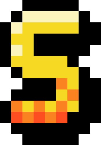 Pixel 8 bit uppercase letter r as font Royalty Free Vector