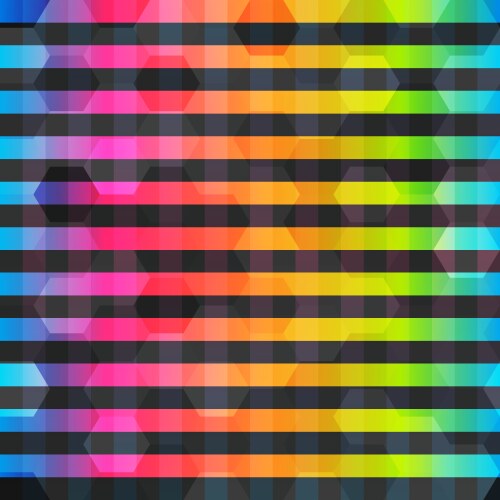 Rainbow seamless texture with white drops Vector Image