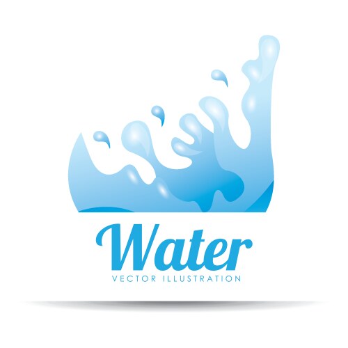 Wave of water and bubbles 3d Royalty Free Vector Image