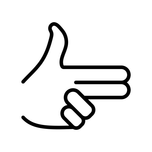 Middle finger outline Vector Images & Graphics for Commercial Use ...