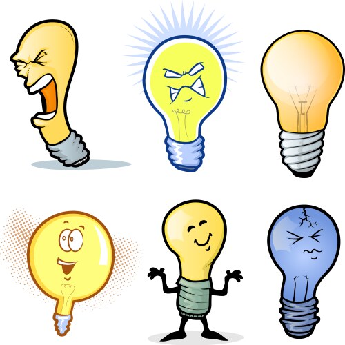 Lightbulb Cartoon Vector Images (over 14,000)