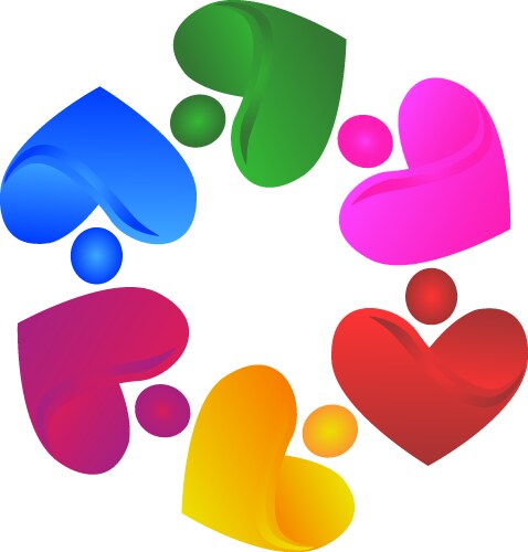 Tree teamwork logo Royalty Free Vector Image - VectorStock