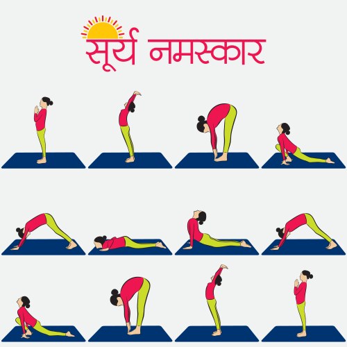 Namaskar logo Vector Images & Graphics for Commercial Use | VectorStock