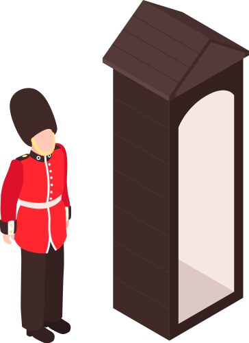British royal guard Royalty Free Vector Image - VectorStock