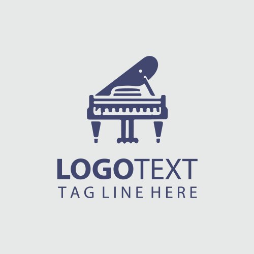 Piano logo Royalty Free Vector Image - VectorStock