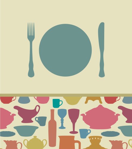 Menu cover background Royalty Free Vector Image