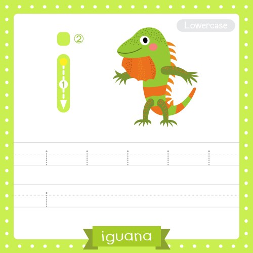 Letter I Flash Cards Vector Images (68)