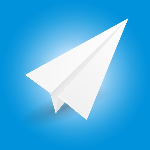 Paper planes collection origami handmade aircraft Vector Image