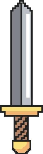 Pixel Sword Vector Images (over 1,200)
