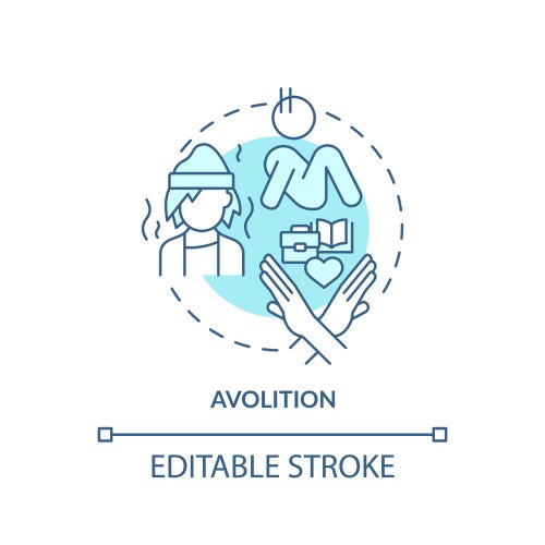 Lack of visibility concept icon Royalty Free Vector Image