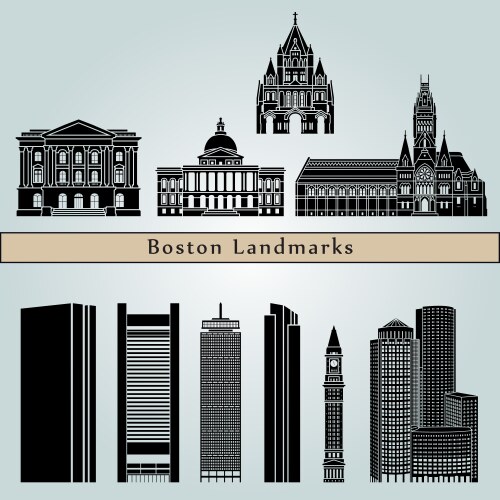 Boston Skyline Vector Images (over 470)