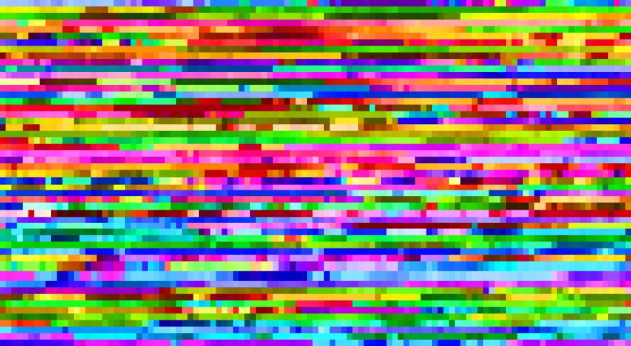 Cyberpunk background geometric glitch pattern Vector Image