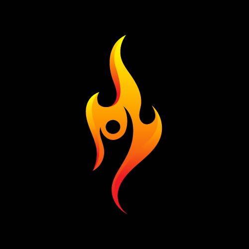 Burning man logo Vector Images & Graphics for Commercial Use | VectorStock