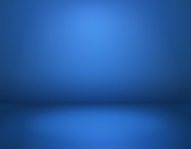 Blue studio background Royalty Free Vector Image