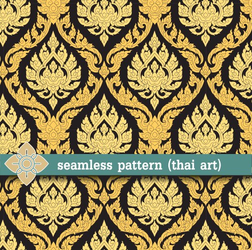 Thai background Royalty Free Vector Image - VectorStock