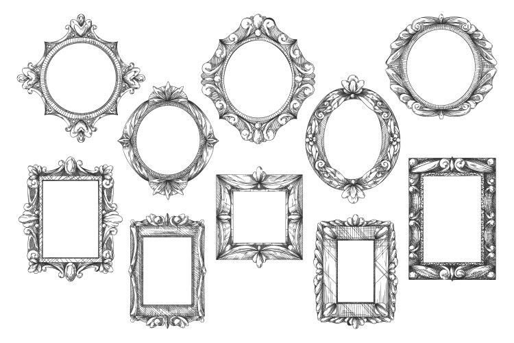 Picture Frame Outline Vector Images (over 21,000)