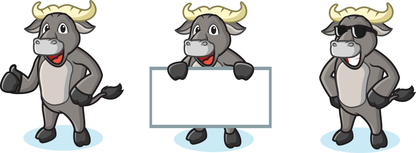 Carabao Cartoon Vector Images (over 100)