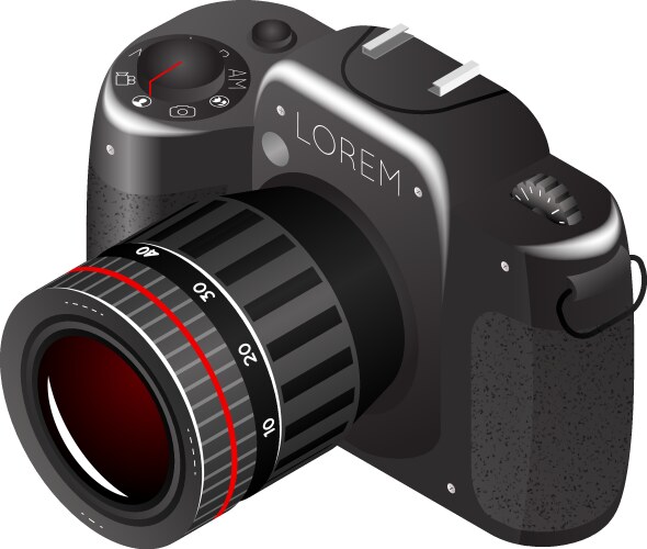 Camera shutter aperture Royalty Free Vector Image