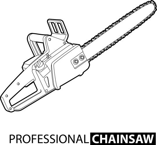 Chainsaw Outline Vector Images (over 1,900)