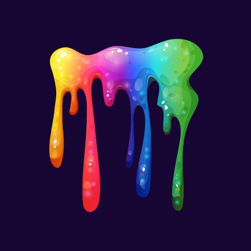 Rainbow slime Vector Images & Graphics for Commercial Use | VectorStock