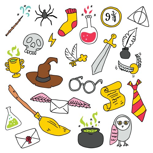 Harry Potter Vector Images (over 930)