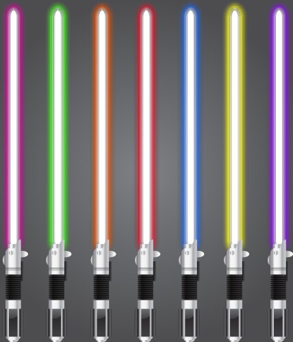 Collection of 12 color awareness ribbons Vector Image