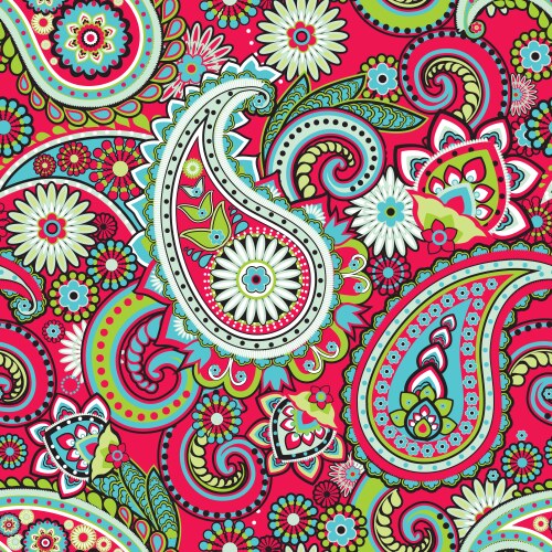 Beautiful paisley seamless Royalty Free Vector Image