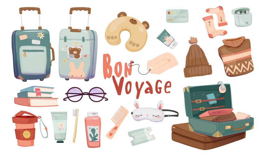 Travel Items Vector Images (over 15,000)