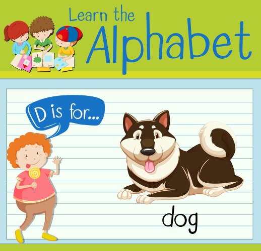 Dog Flashcard Vector Images (over 240)