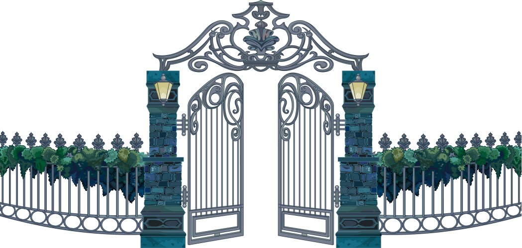 Gates Royalty Free Vector Image - VectorStock