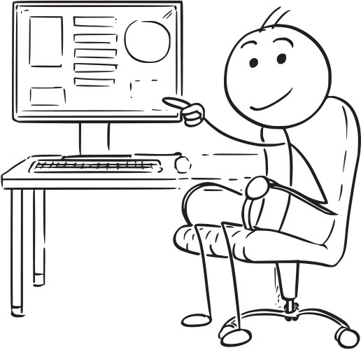 Stickman Pointing Vector Images (over 710)