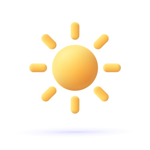 Sun cartoon icon image Royalty Free Vector Image