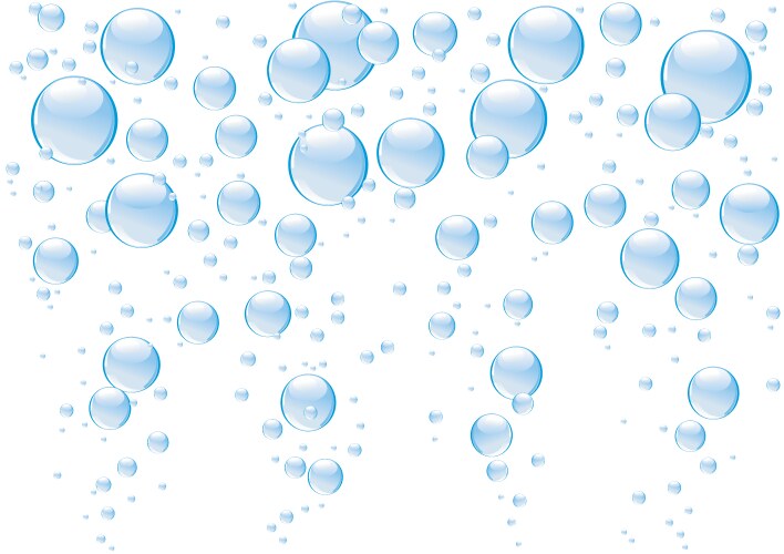 Water Bubbles Transparent Water Bubbles Background Vector Art, Icons,