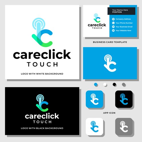 Touch logo Vector Images & Graphics for Commercial Use | VectorStock