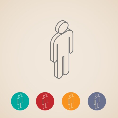 Human Silhouette Isometric Vector Images (over 5,700)