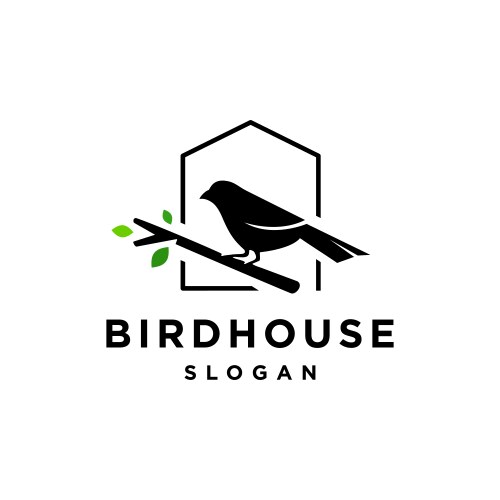 Birdhouse logo Vector Images & Graphics for Commercial Use | VectorStock