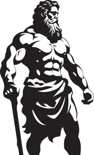 Herculean legacy iconic emblematic symbol mighty Vector Image