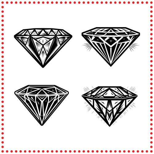 Diamond Vector Art Diamond Vector Vector Art & Graphics