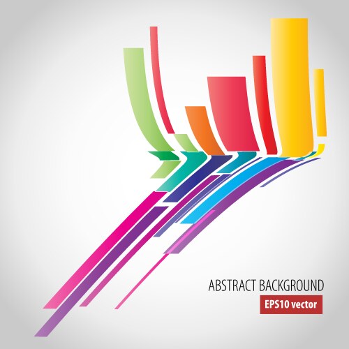 Colorful geometric abstract background minimal Vector Image