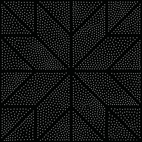 Dotted line geometric seamless pattern Royalty Free Vector