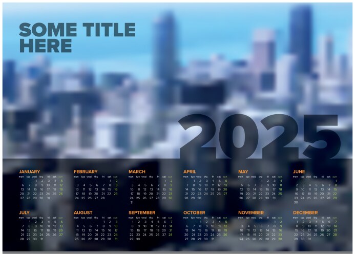 2025 Calendar Vector Images (over 4,100)