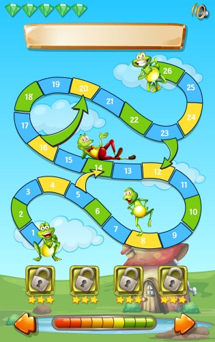 Frogs maze game Royalty Free Vector Image - VectorStock