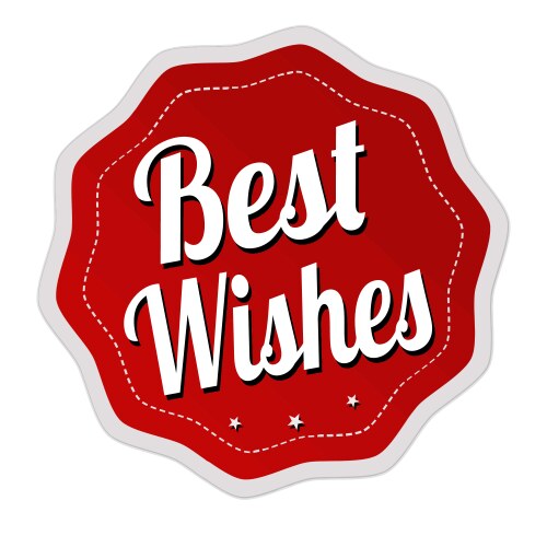Best Wishes Vector Images (over 4,900)