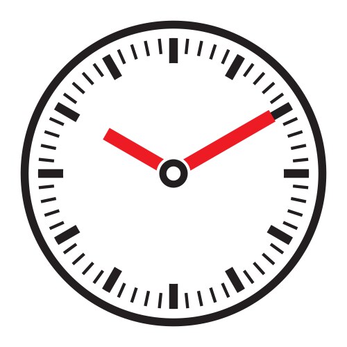 Clock face Royalty Free Vector Image - VectorStock